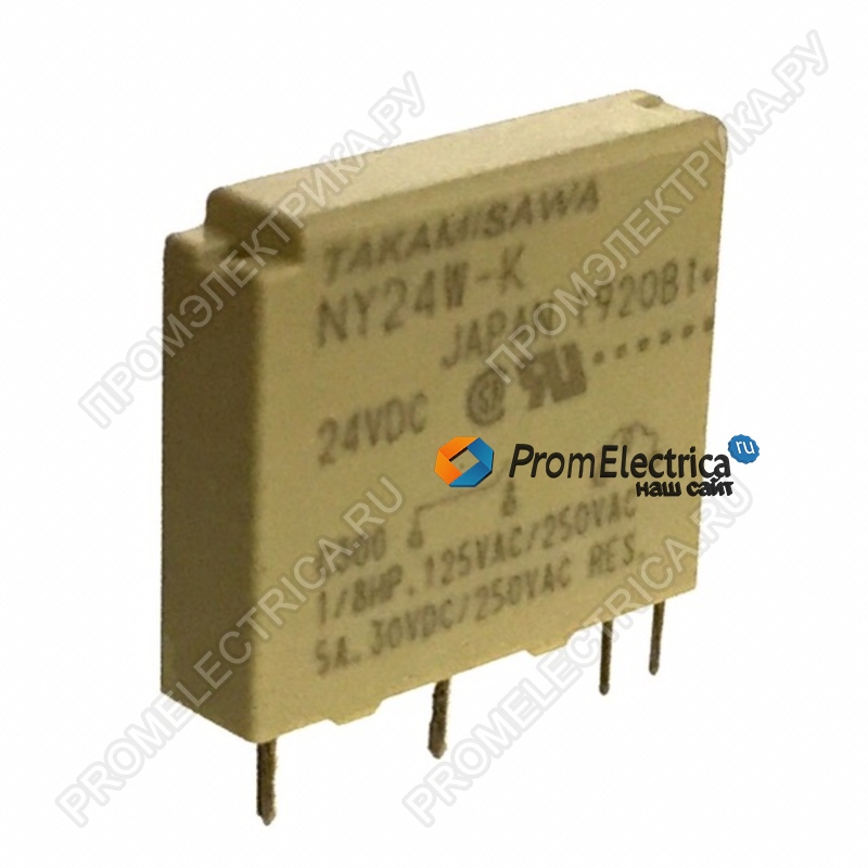 Купить NY24W-K 24VDC Силовое реле FUJITSU Takamisawa 4 контакт. 5A — Promlectrica.ru
